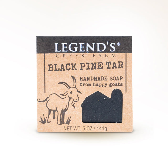 Black Pine Tar Goat Milk Soap - BYOB – Legend's Creek Farm
