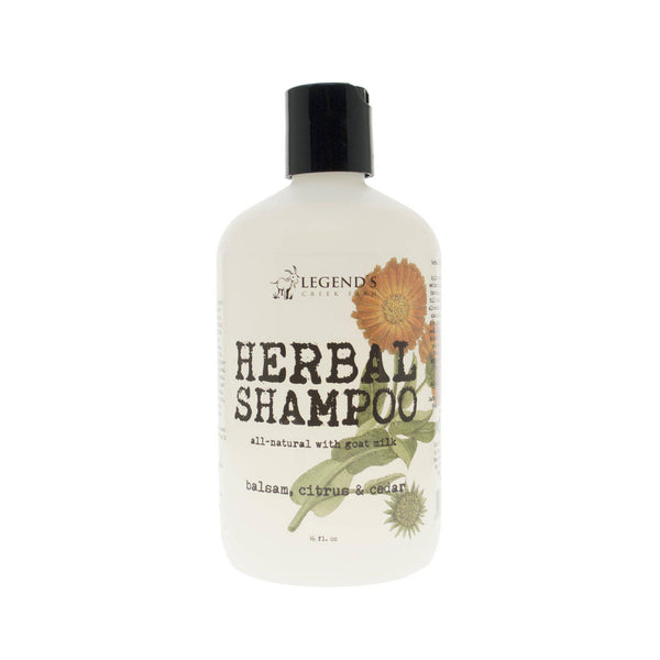 Balsam, Citrus & Cedar Herbal Goat Milk Shampoo – Legend's Creek Farm