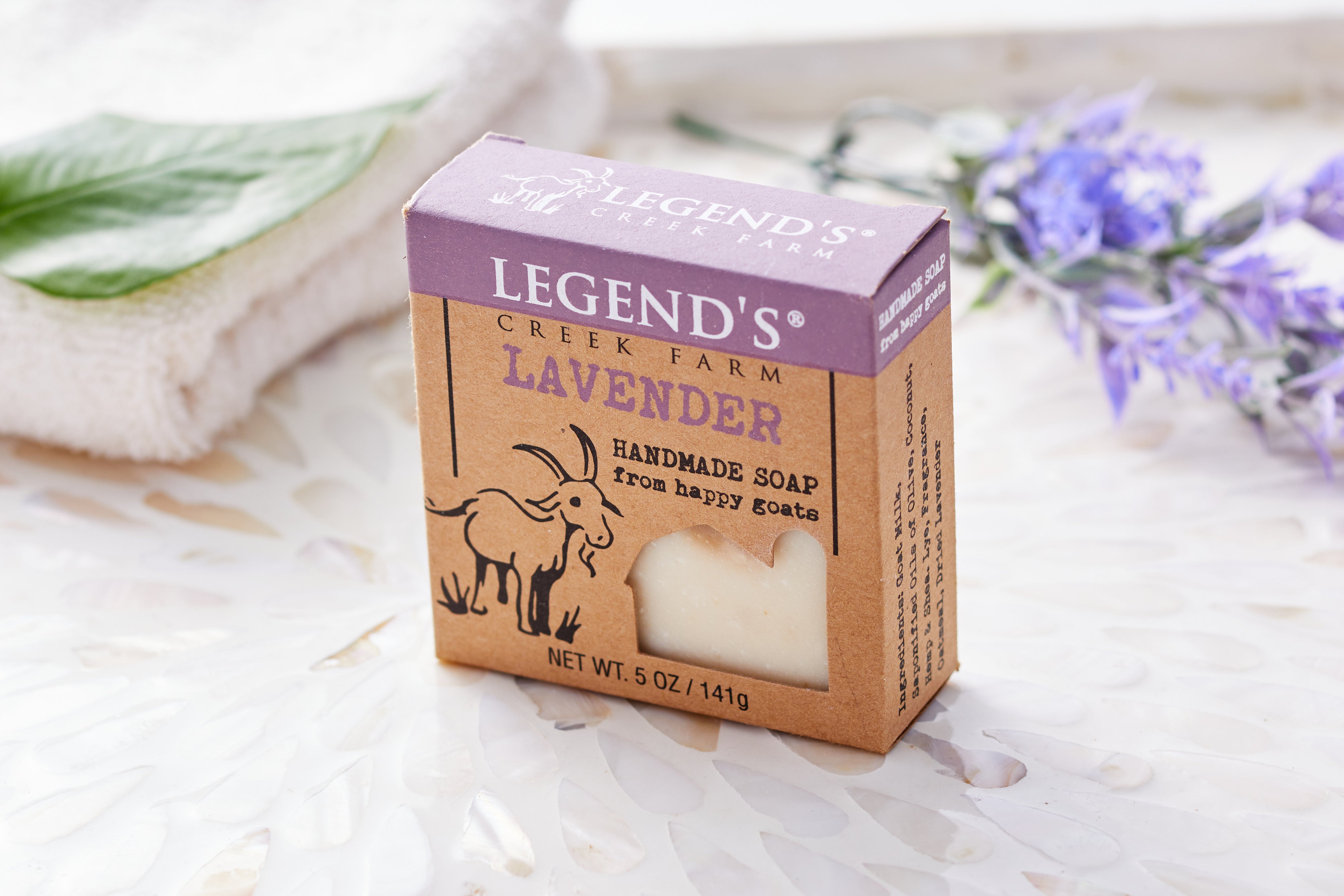 Lavender Goat Milk Soap – Legend's Creek Farm